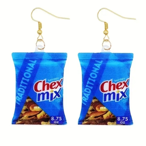 Jewelry | Nwt Novelty Snack Mix Dangle Earrings Food | Poshmark